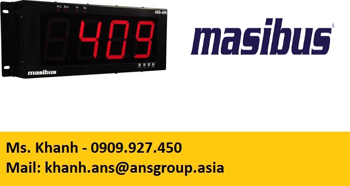 MÀN HÌNH LD 409-4IN MASIBUS - Thiết bị tự động hóa công nghiệp ANS Vietnam